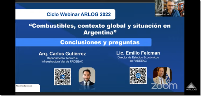 DESAYUNO ARLOG SOBRE COMBUSTIBLES » CEDOL